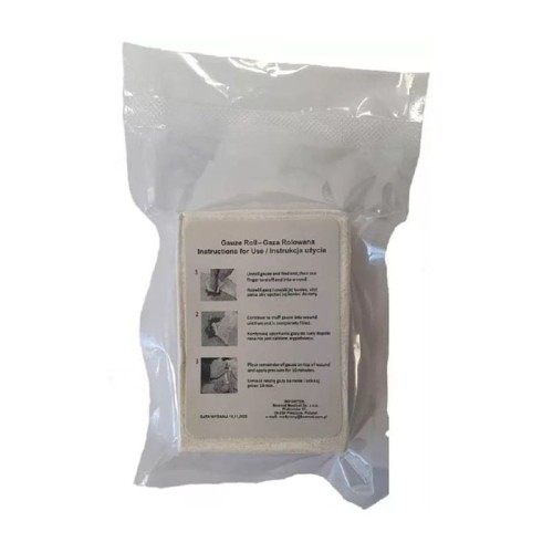 Gaza wypełnijąca rolowana Tactical Compressed Gauze